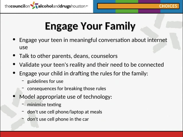 Teens wise use of technology , social media Point | PPT