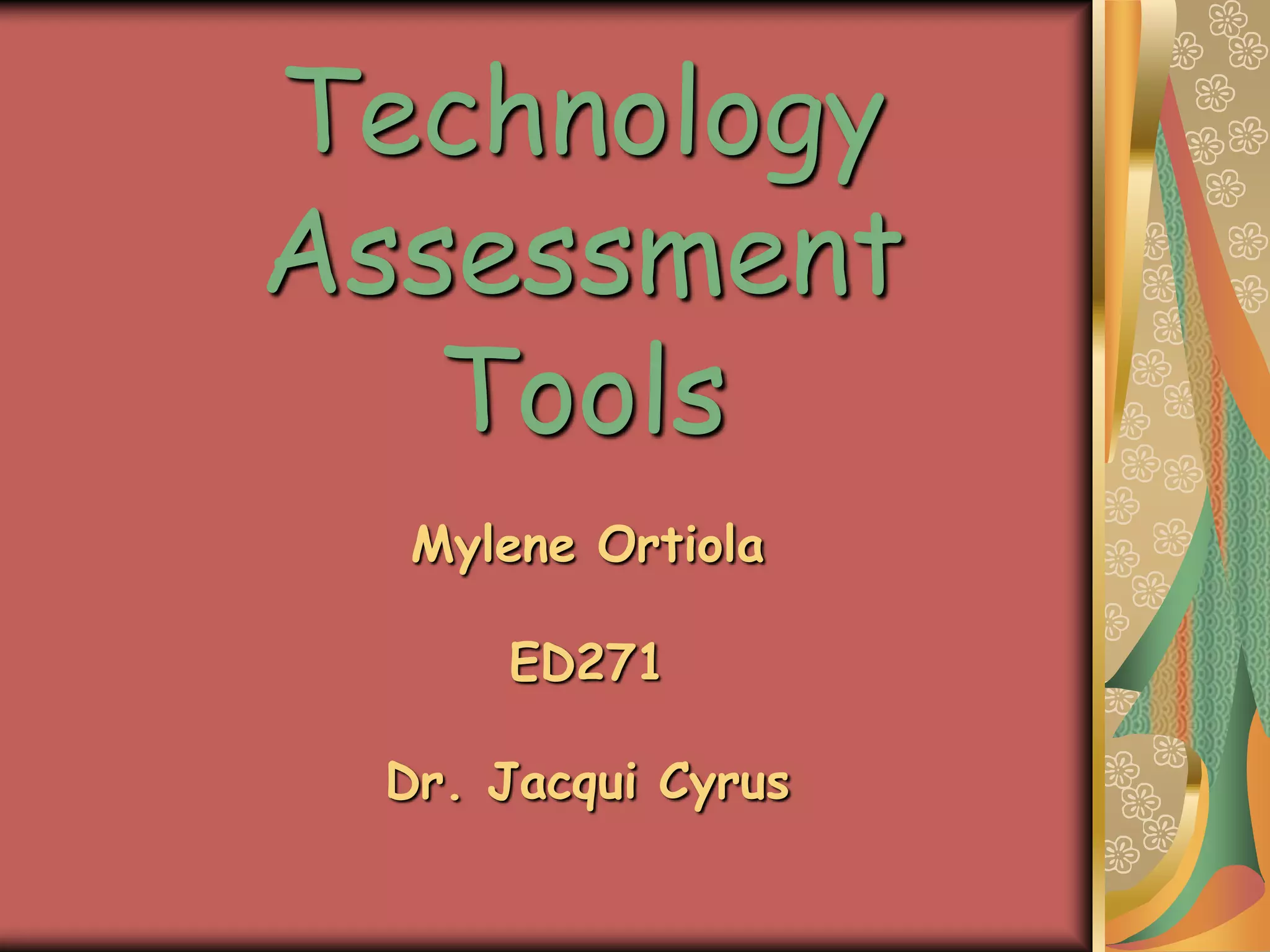 Tech assessment 2 | PPT