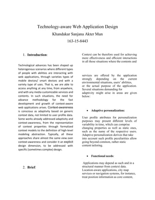 Tech aware website design | PDF