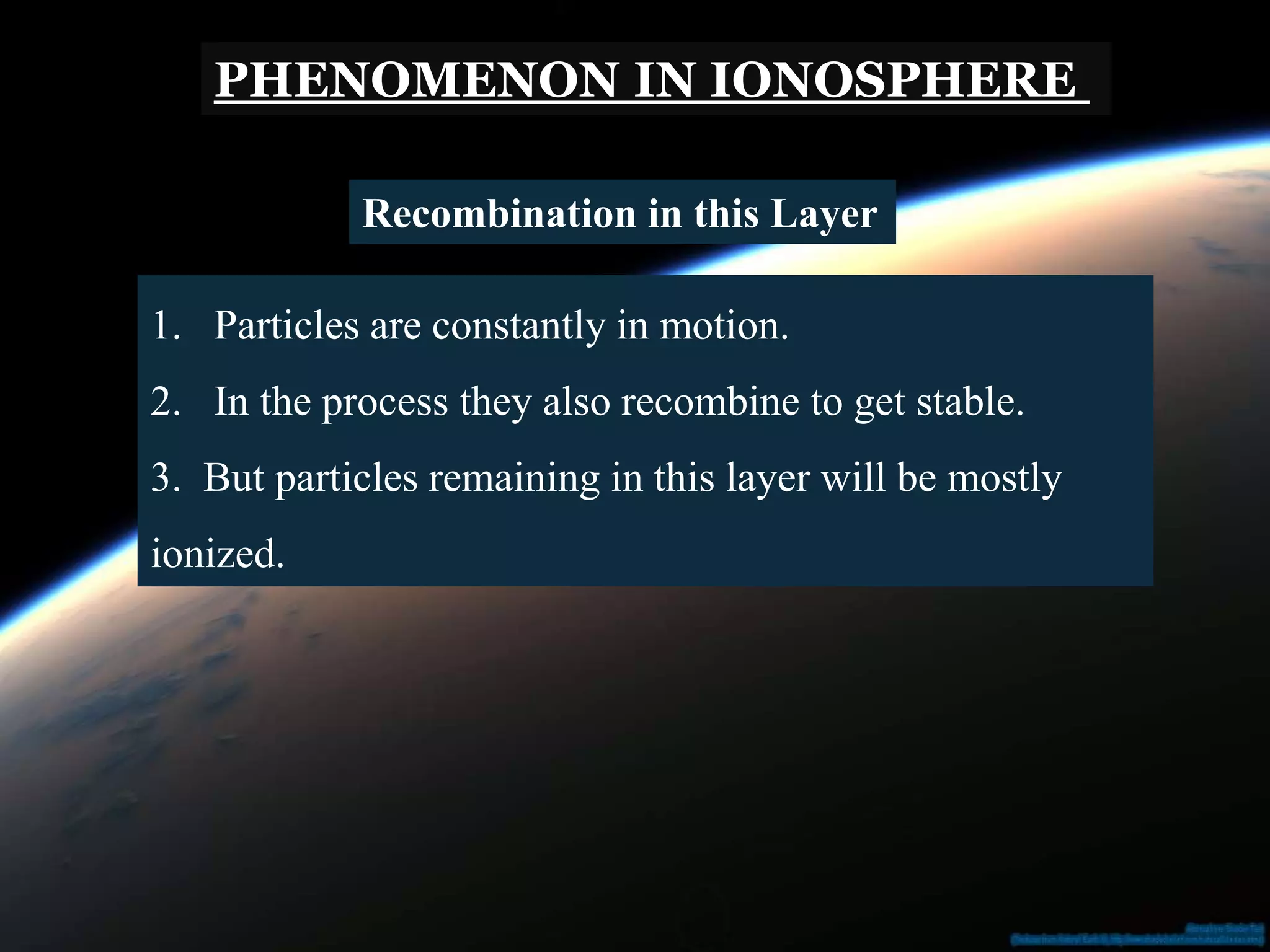 Ionosphere and its effect in Aerial Propagation | PPTX