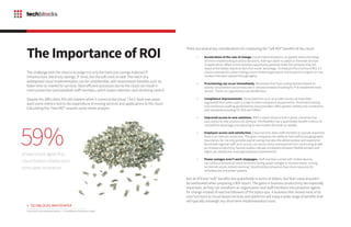Cloud ROI and Implementation - A TechBlocks Solutions Guide | PDF | Cloud Computing | Internet