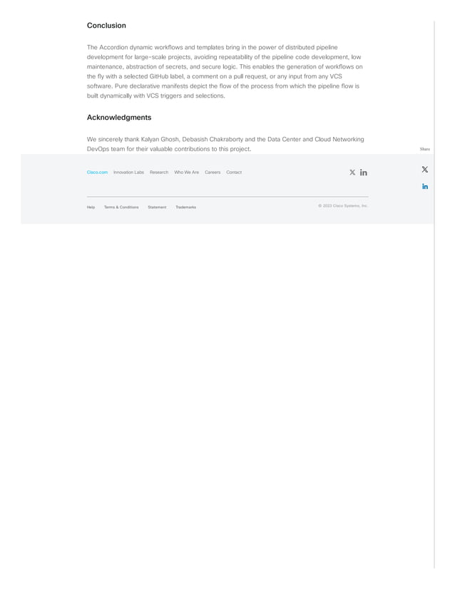 Accordion Pipelines - A Cloud-native declarative Pipelines and Dynamic workflows | Cisco Tech ...
