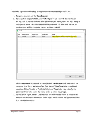 Test Case Creation in Katalon Studio | PDF
