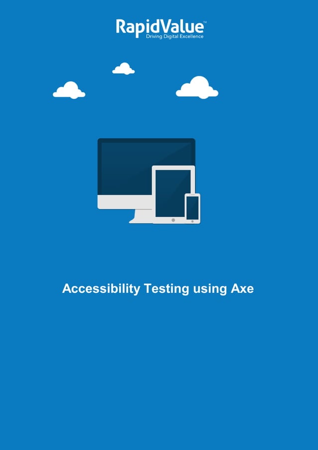 Accessibility Testing using Axe | PDF