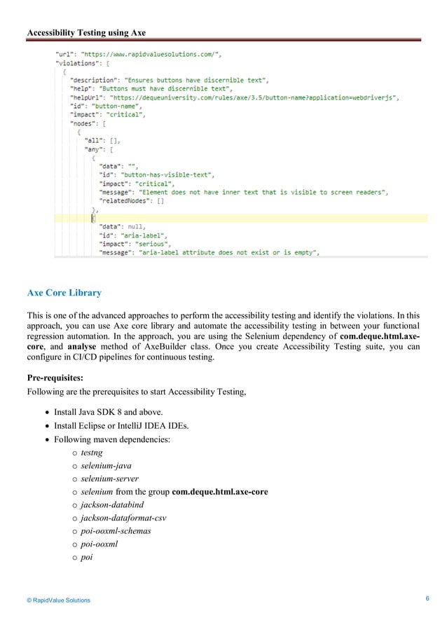 Accessibility Testing Using Axe Pdf 1195