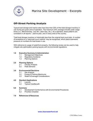TECHBlue Center - Example Waterfront Studies & Reviews | PDF ...
