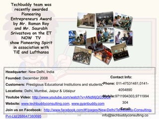 Techbuddy consulting | PPTX | Business | Business and Finance