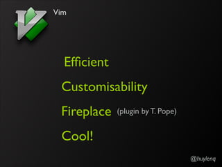 Interactive development with Vim [Techcamp] | PDF