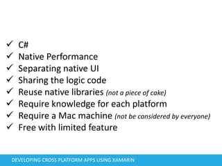 Techcamp xamarin 2014 | PPT