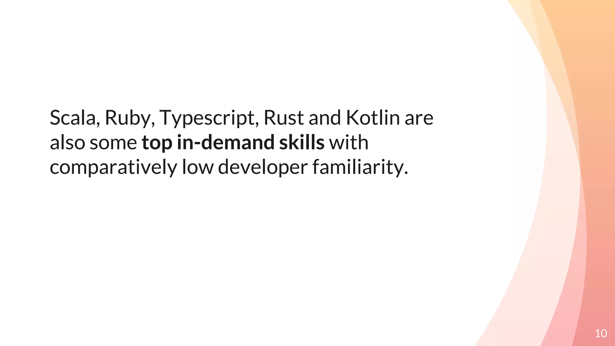 How to choose a programming language and the right technology | PPT