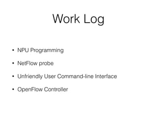 TechCCU Workshop OpenFlow Introduction | PPT