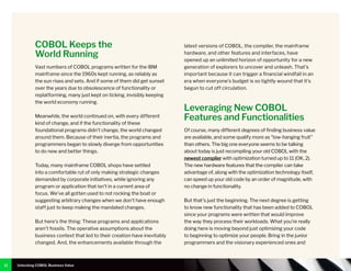 Unlocking COBOL Business Value | PPT