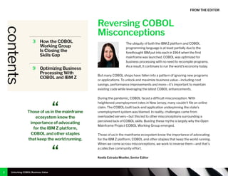 Unlocking COBOL Business Value | PPT