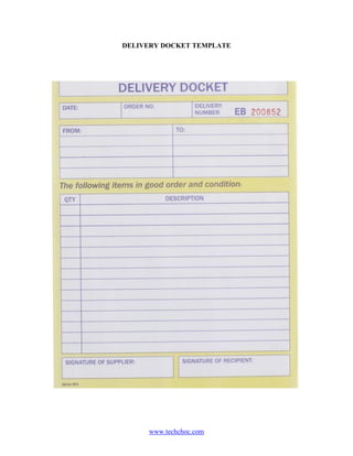 what is a goods received note? | PDF