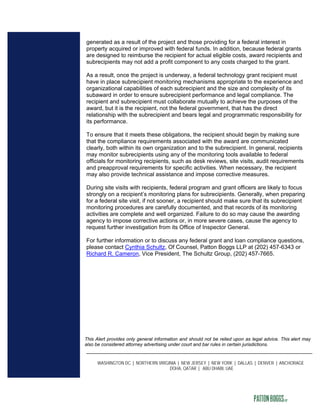 TechComm Federal Grant Compliance Alert: Are you a Subrecipient or ...