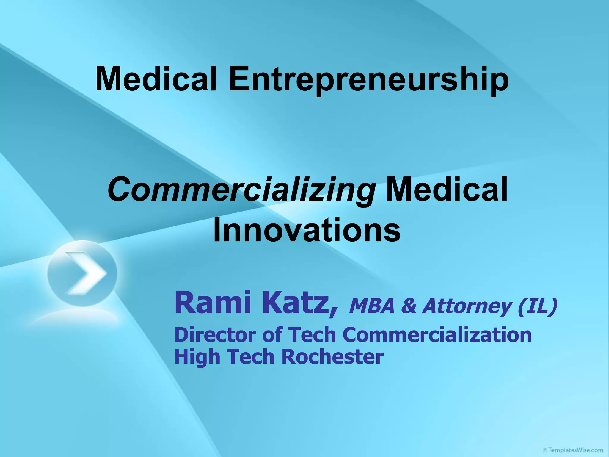 Tech Comm- Medical Innovations | PPT