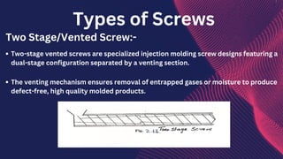 briefly explanation about screw and barrel which is located in ...