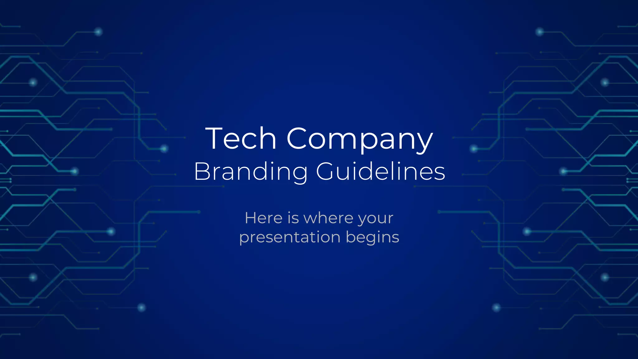 Tech Company Branding Guidelines XL by Slidesgo.pptx | Desktop Publishing | Computer Software ...
