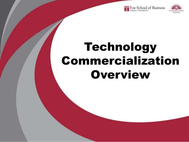 Tech connect spring 2014 technology commercialziation overview (2)