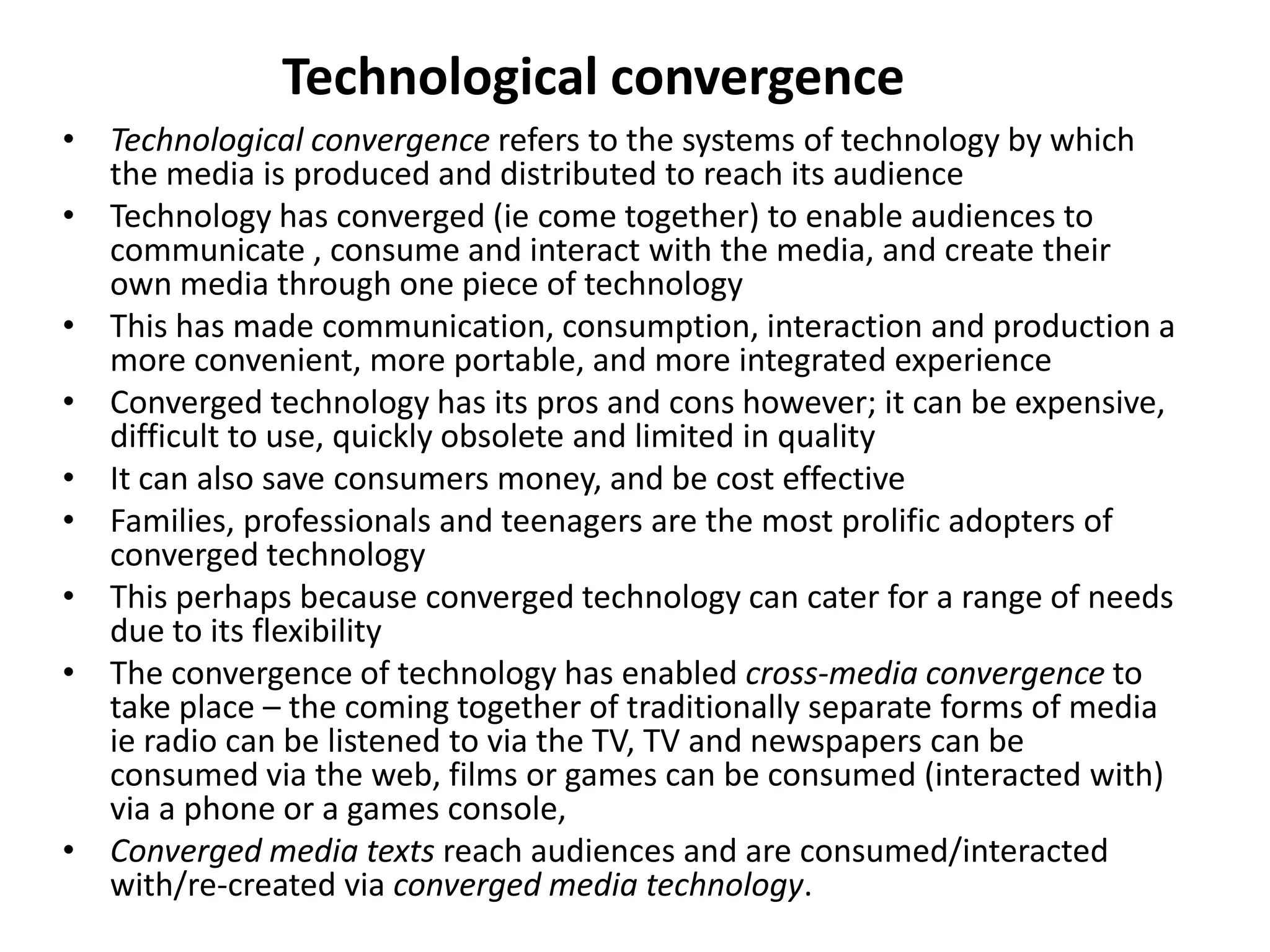 Tech convergence | PPTX