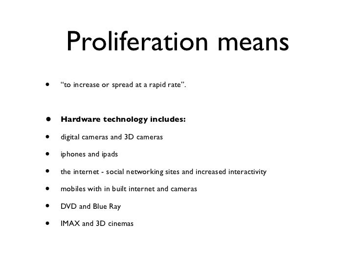 Proliferate Meaning