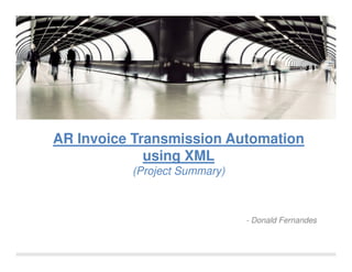 XML Invoice Transmission | PPT