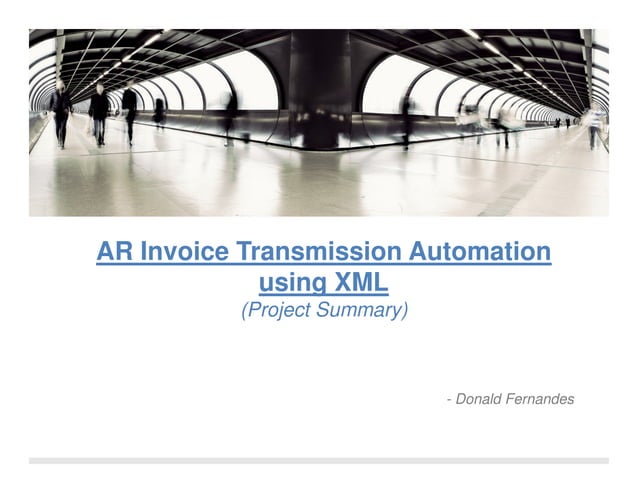 XML Invoice Transmission | PPT