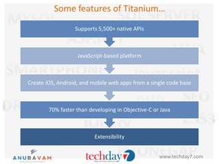 Keynote: Techday7 appcelerator titanium | PPT