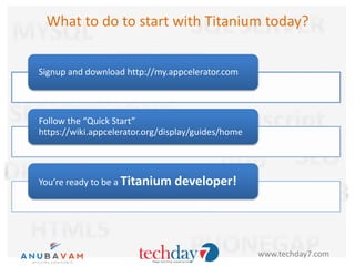 Keynote: Techday7 appcelerator titanium | PPT