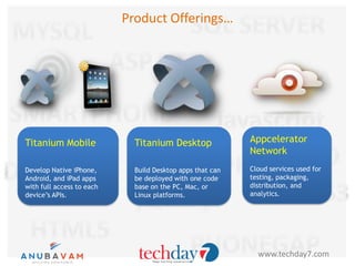 Keynote: Techday7 appcelerator titanium | PPT