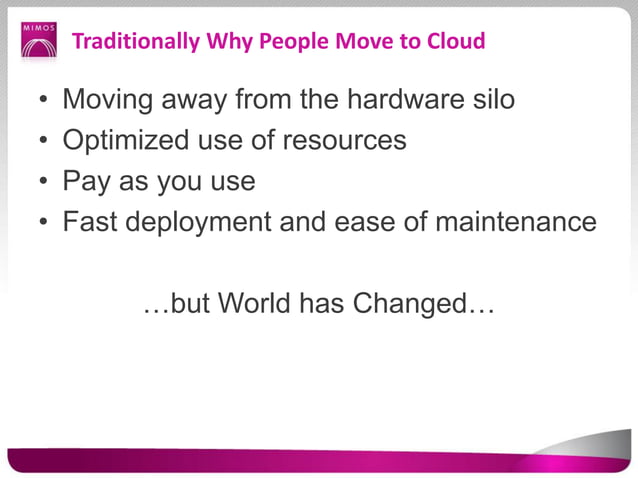 Cloud Computing as Innovation Hub - Mohammad Fairus Khalid | PPT