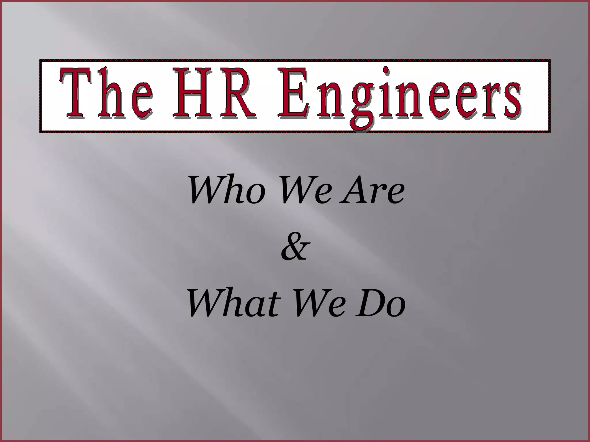 Tech day presentation | PPT