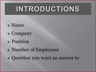 Tech day presentation | PPT