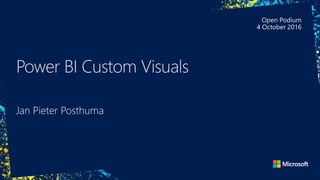 TechDays - Power BI Custom Visuals | PPTX