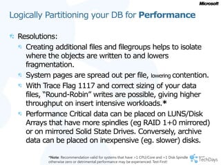 Tech days 2011 - database design patterns for keeping your database ...