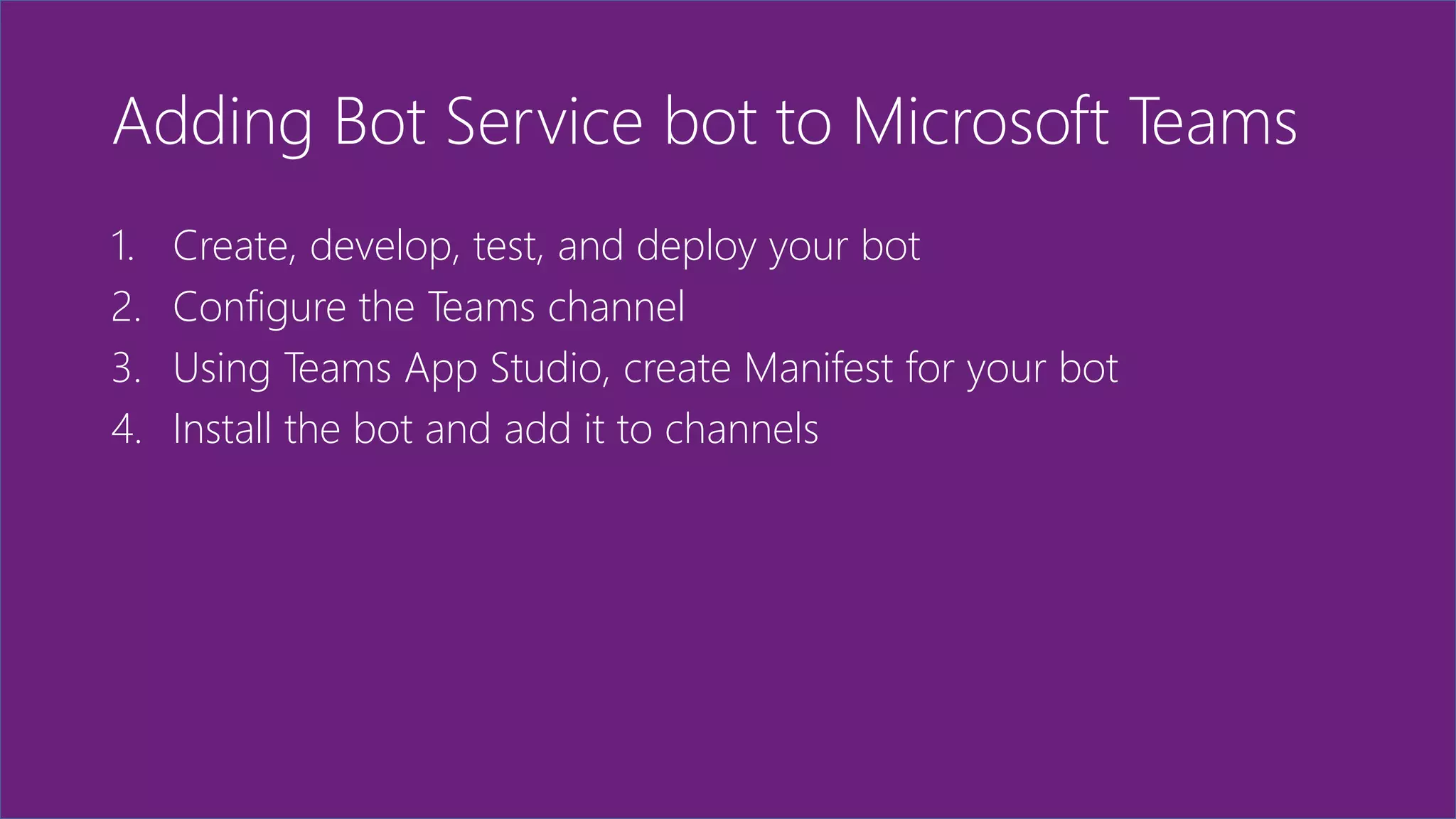 Practical Microsoft Bot Framework for Office 365 developers | PPTX