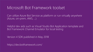 Practical Microsoft Bot Framework for Office 365 developers | PPTX