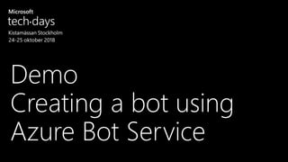 Practical Microsoft Bot Framework for Office 365 developers | PPTX