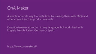 Practical Microsoft Bot Framework for Office 365 developers | PPTX