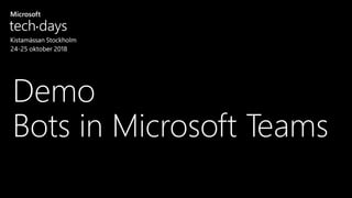 Practical Microsoft Bot Framework for Office 365 developers | PPTX