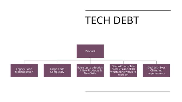 Techdebt handling with cleancode focus and as risk taker | PPTX