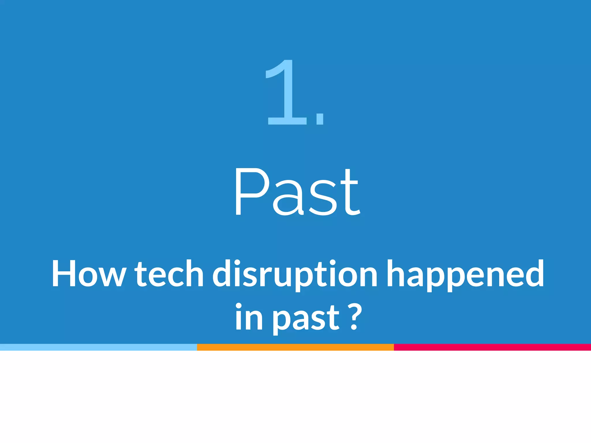 Tech Disruption - Technology Disrupting Different Sectors | PPT