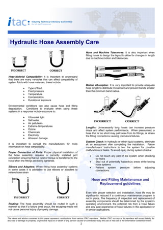 Techdoc hydraulic hoses | PDF