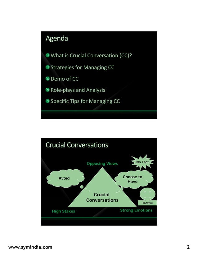 Tech Ed 2009 Managing Crucial Conversations | PDF | Technology & Computing