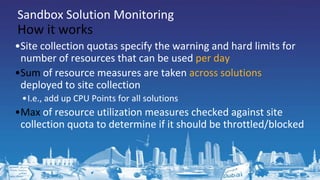 SharePoint Sandboxed Solutions and InfoPath - TechEd Middle East | PPTX