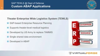 How the U.S. Department of Defense Secures Its Custom ABAP Code | PPT