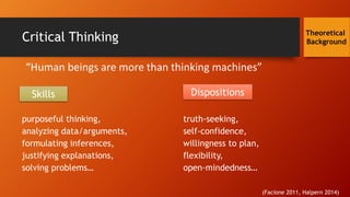 Facilitating Primary Student Teachers’ Development of Critical Thinking ...