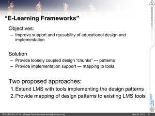 Embedding Educational Design Pattern Frameworks into Learning ...
