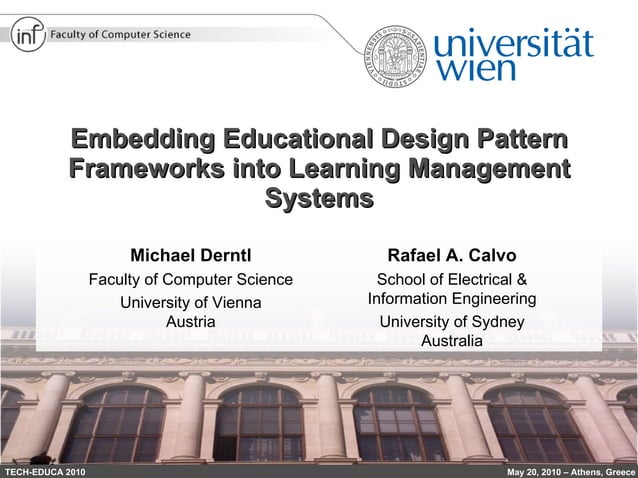 Embedding Educational Design Pattern Frameworks into Learning ...