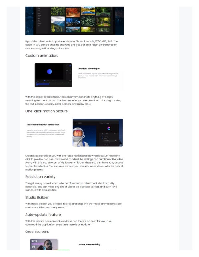 Create Studio Review: Affordable Video Animation Software | PDF